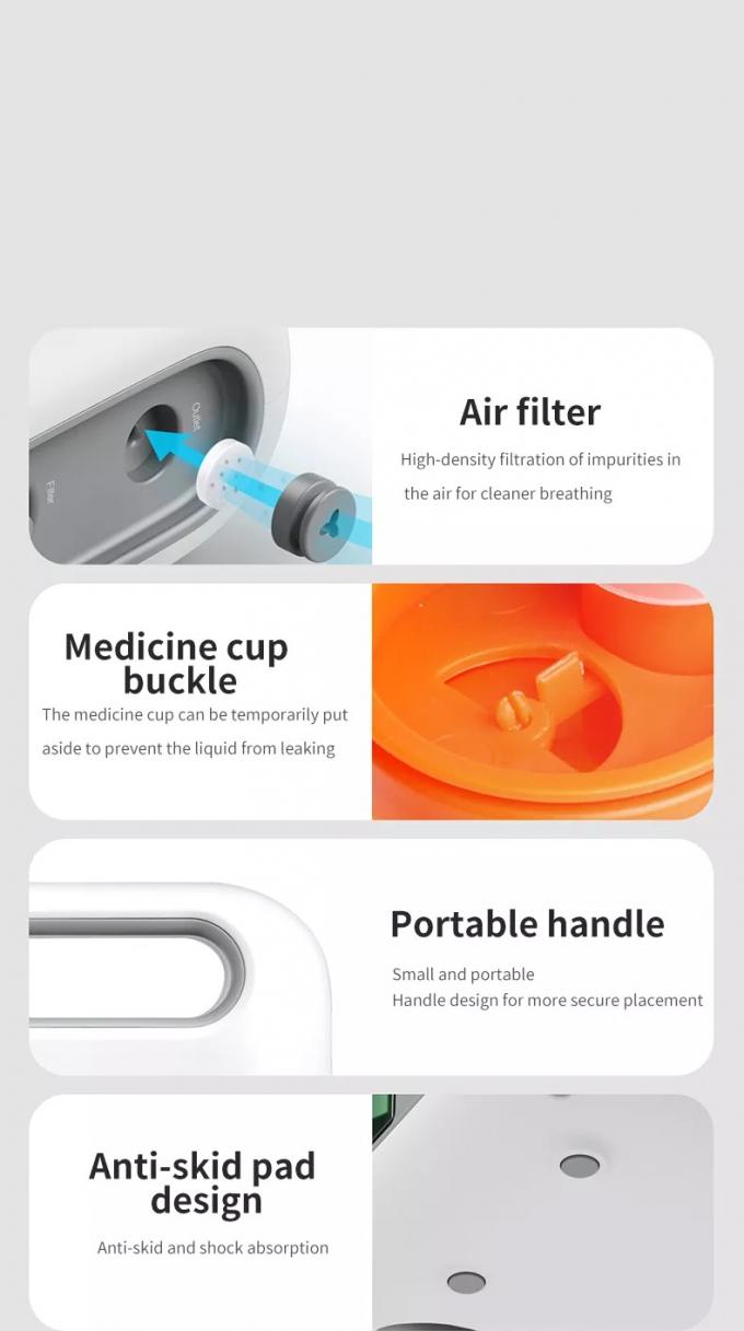 10 Lpm Plug In Portable Nebulizer Machine For Asthma , 12v Quiet ...